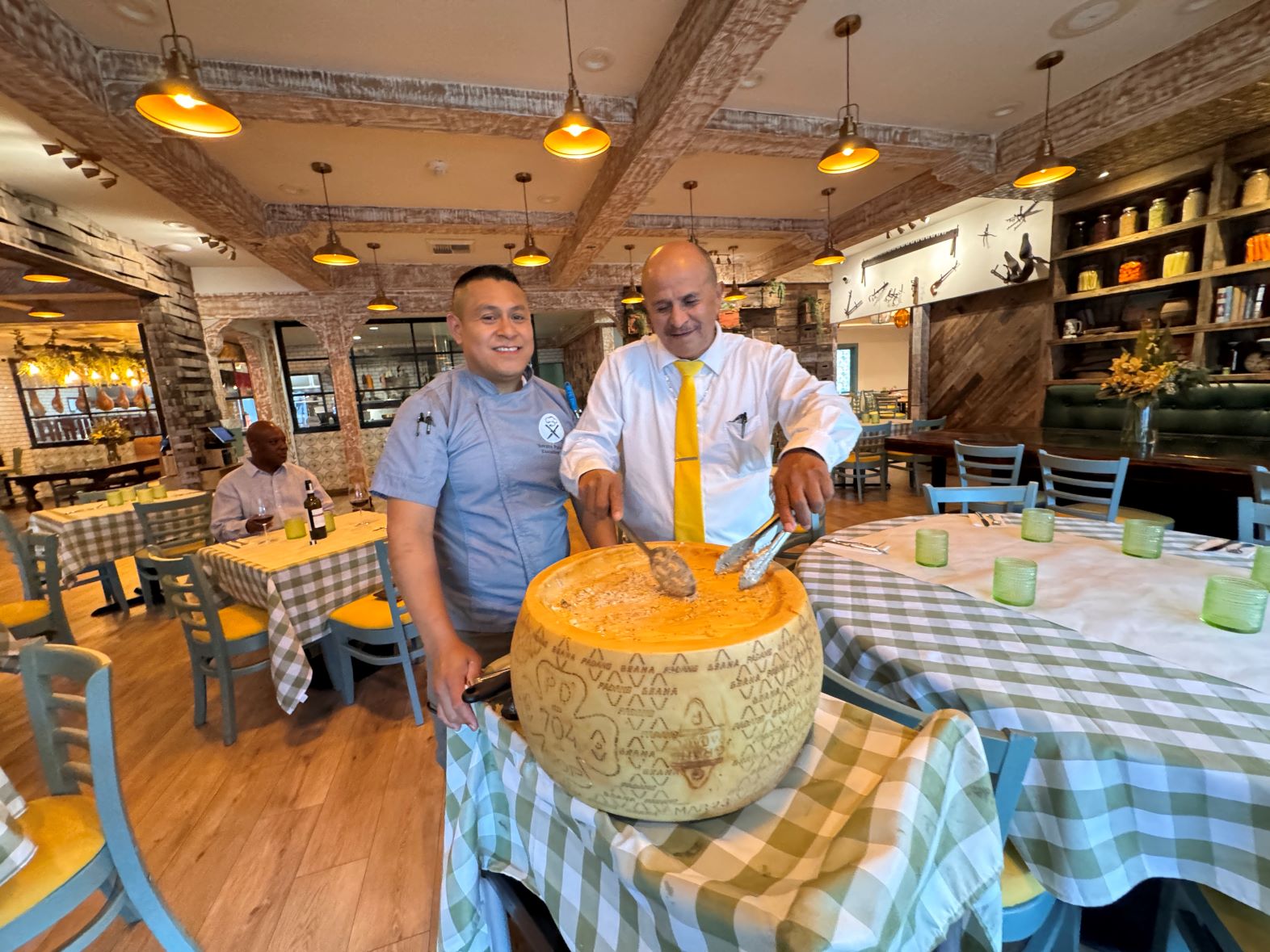 Unforgettable Table Side Cheese Wheel Pasta Experience in San Diego